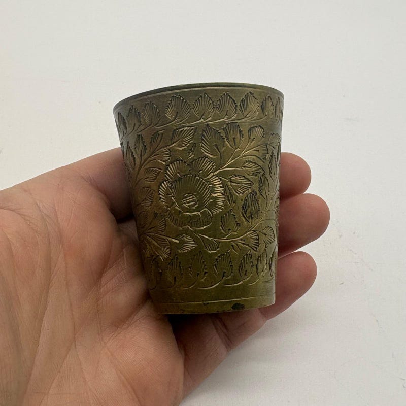 Vintage Lassi Cup Brass - Etsy