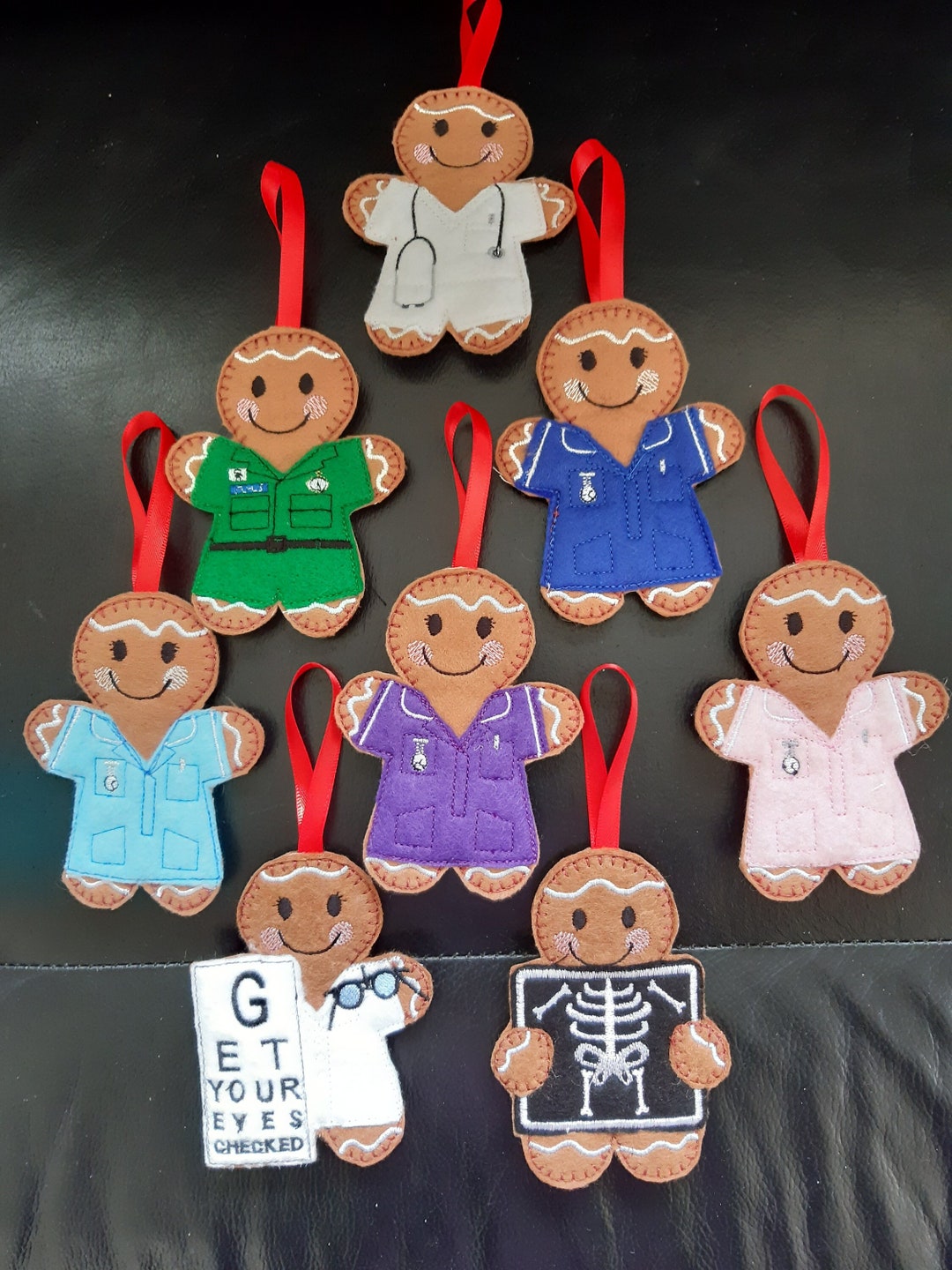 Gingerbread Nhs Health Nurse Carer Paramedic Doctor, Optician ...