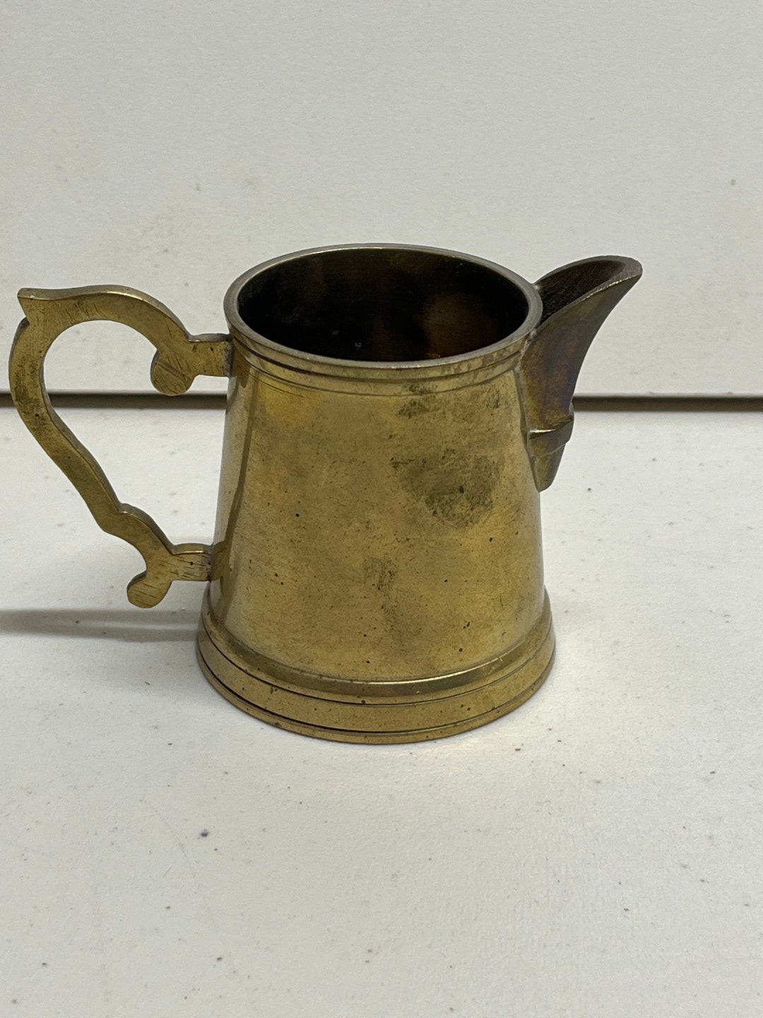 Vintage Brass Creamer/small Pitcher Traditional Style - Etsy