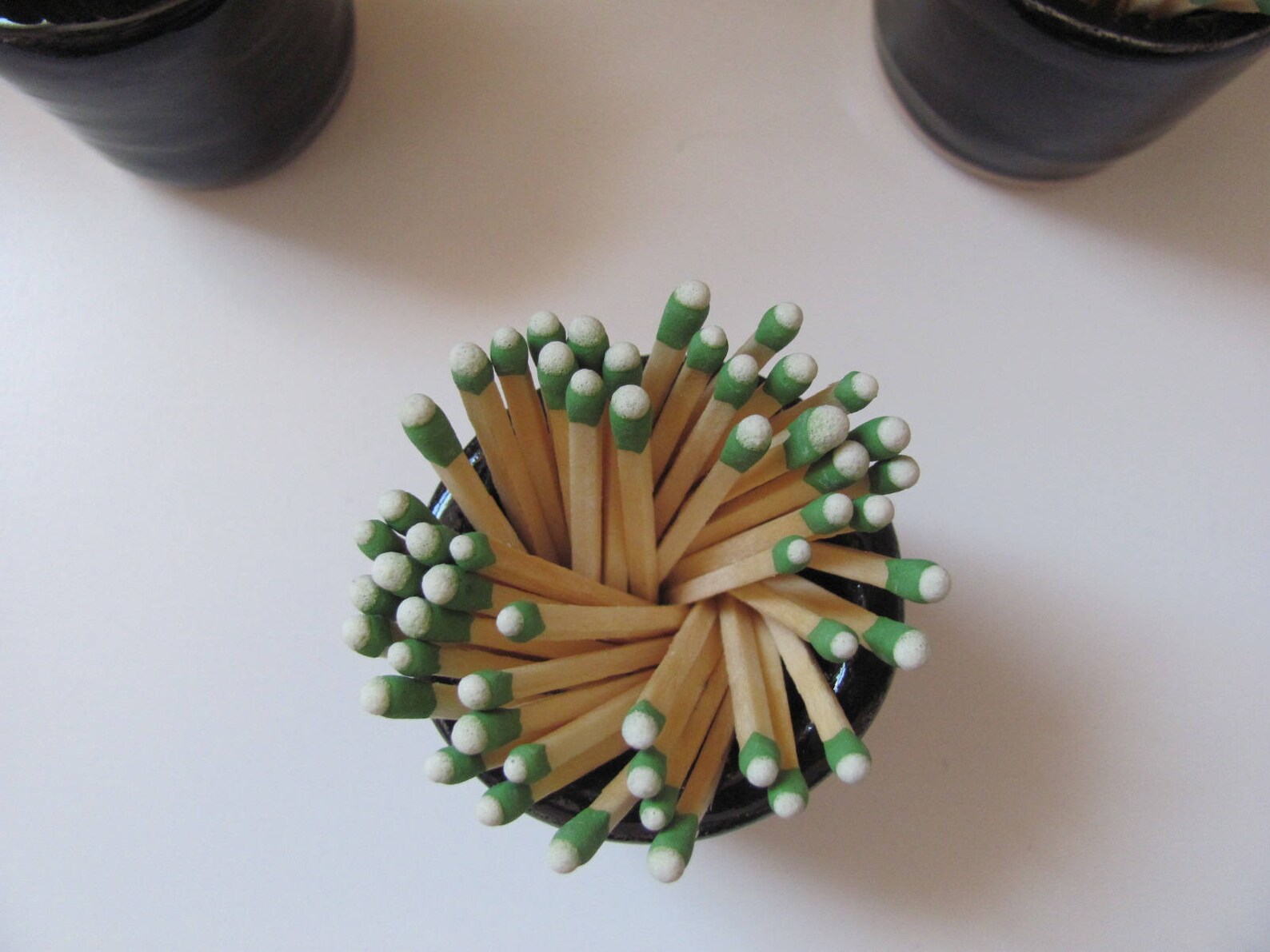 Match Striker - Black - Handmade Ceramic Match Holder With Strike Plate ...