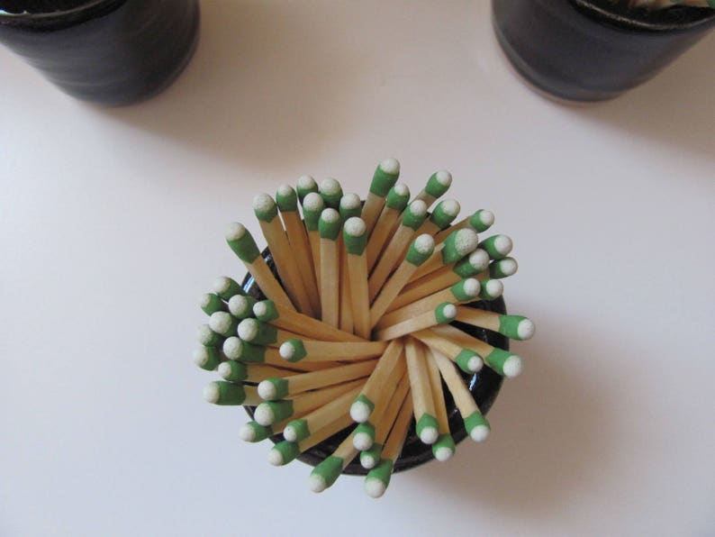 Match Striker - Black - Handmade Ceramic Match Holder With Strike Plate ...