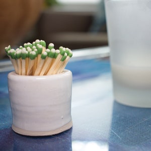 Match Striker - Black - Handmade Ceramic Match Holder With Strike Plate ...