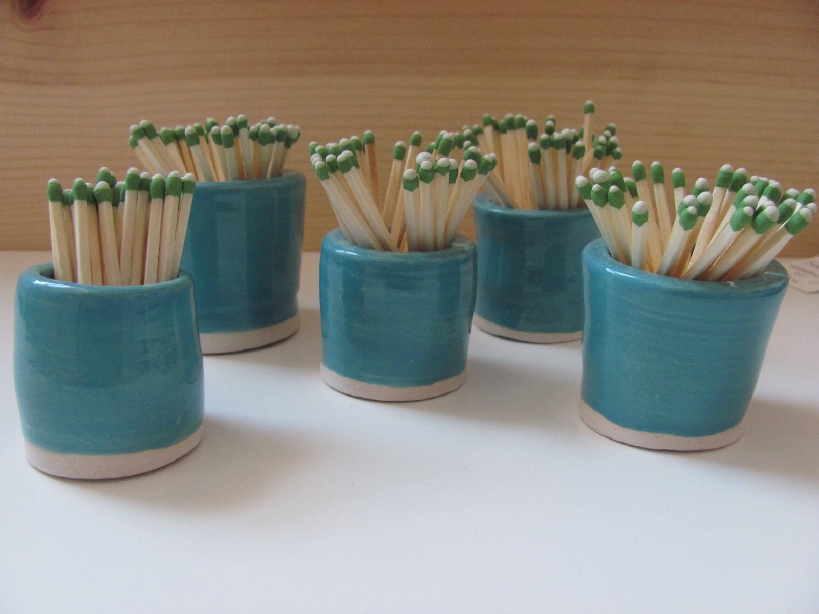 Match Striker Teal Handmade Ceramic Match Holder With Strike Plate - Etsy