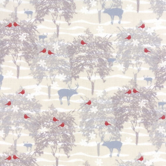 Moda Fabrics Forest Frost Glitter Sold by the 1/2 Yard - Etsy