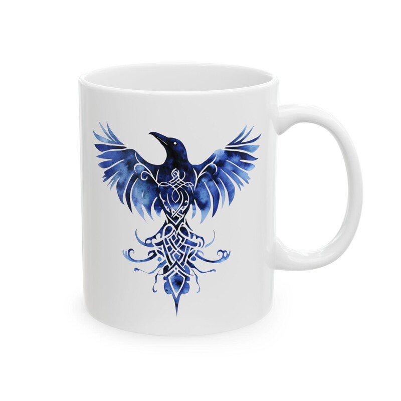 Celtic Coffee Mug Raven - Etsy