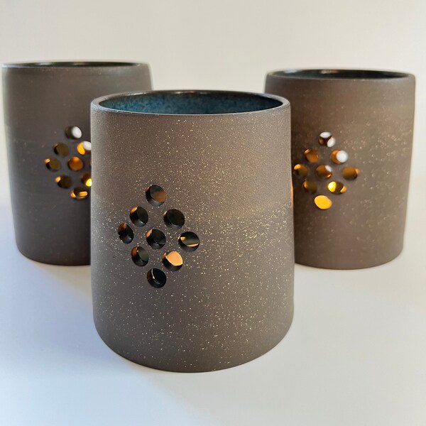 Pottery Luminary - Etsy