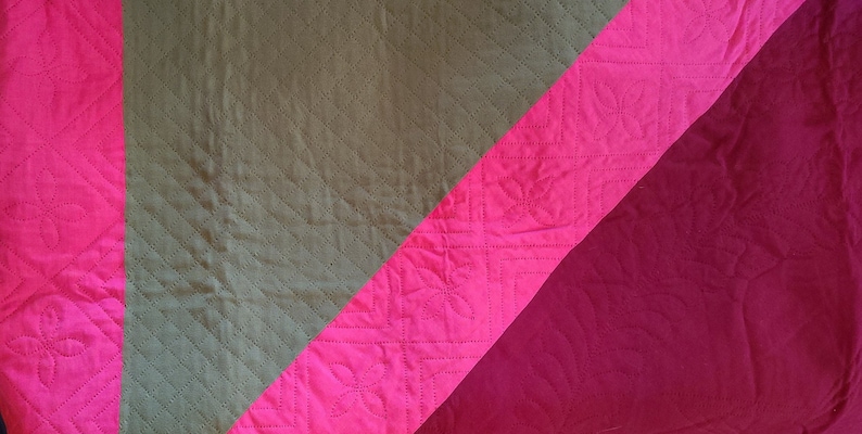 Antique Lancaster County Amish Diamond in Square Quilt: Circa 1920 - Etsy