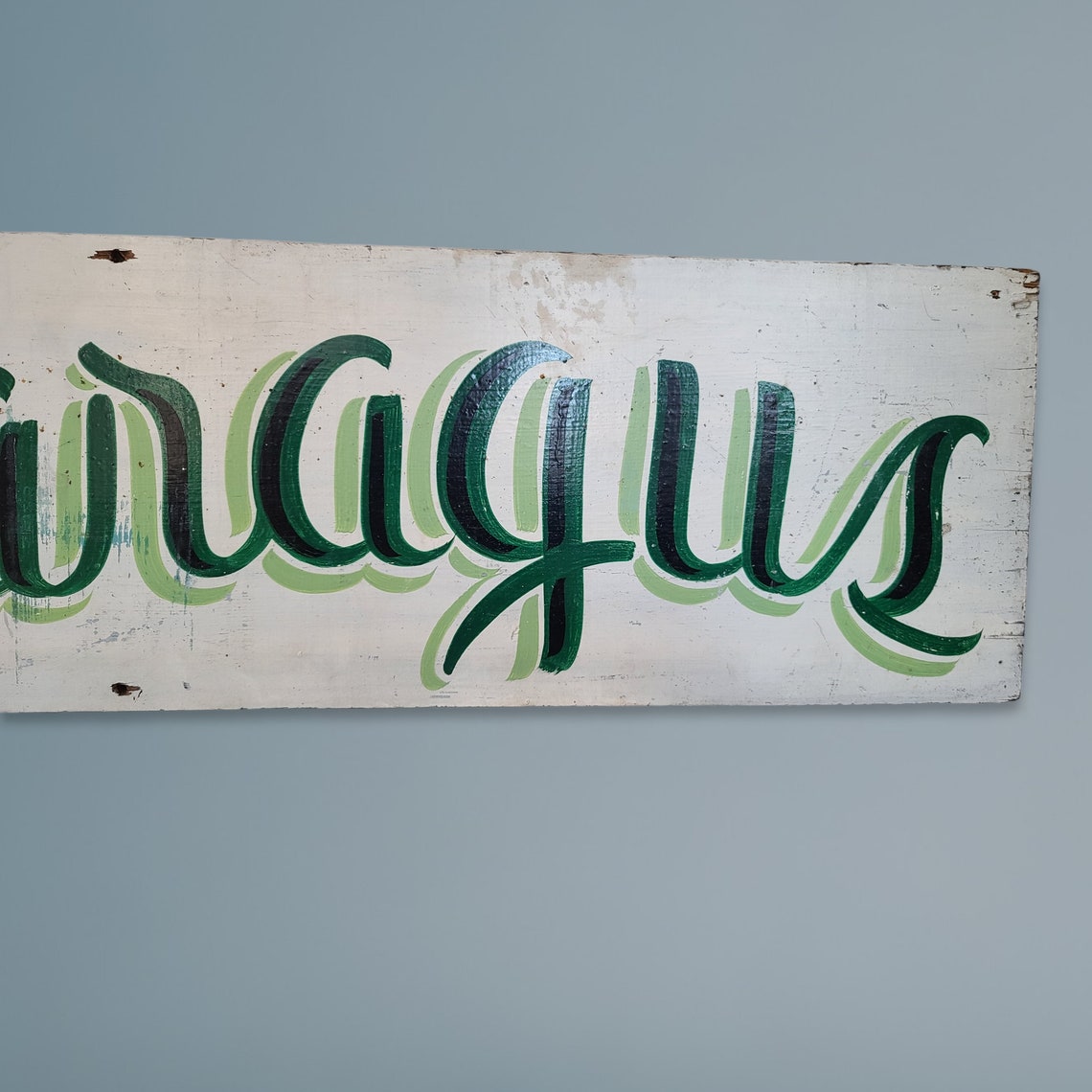 Vintage Mid-century Farm Stand Raspberry Asparagus Double Sided Sign - Etsy