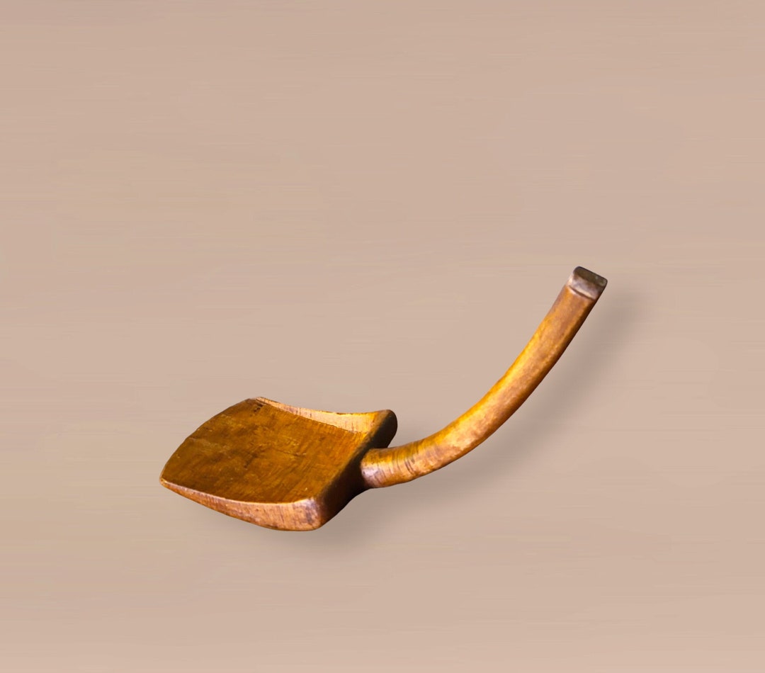 19th Century Carved Scoop in Figured Maple - Etsy
