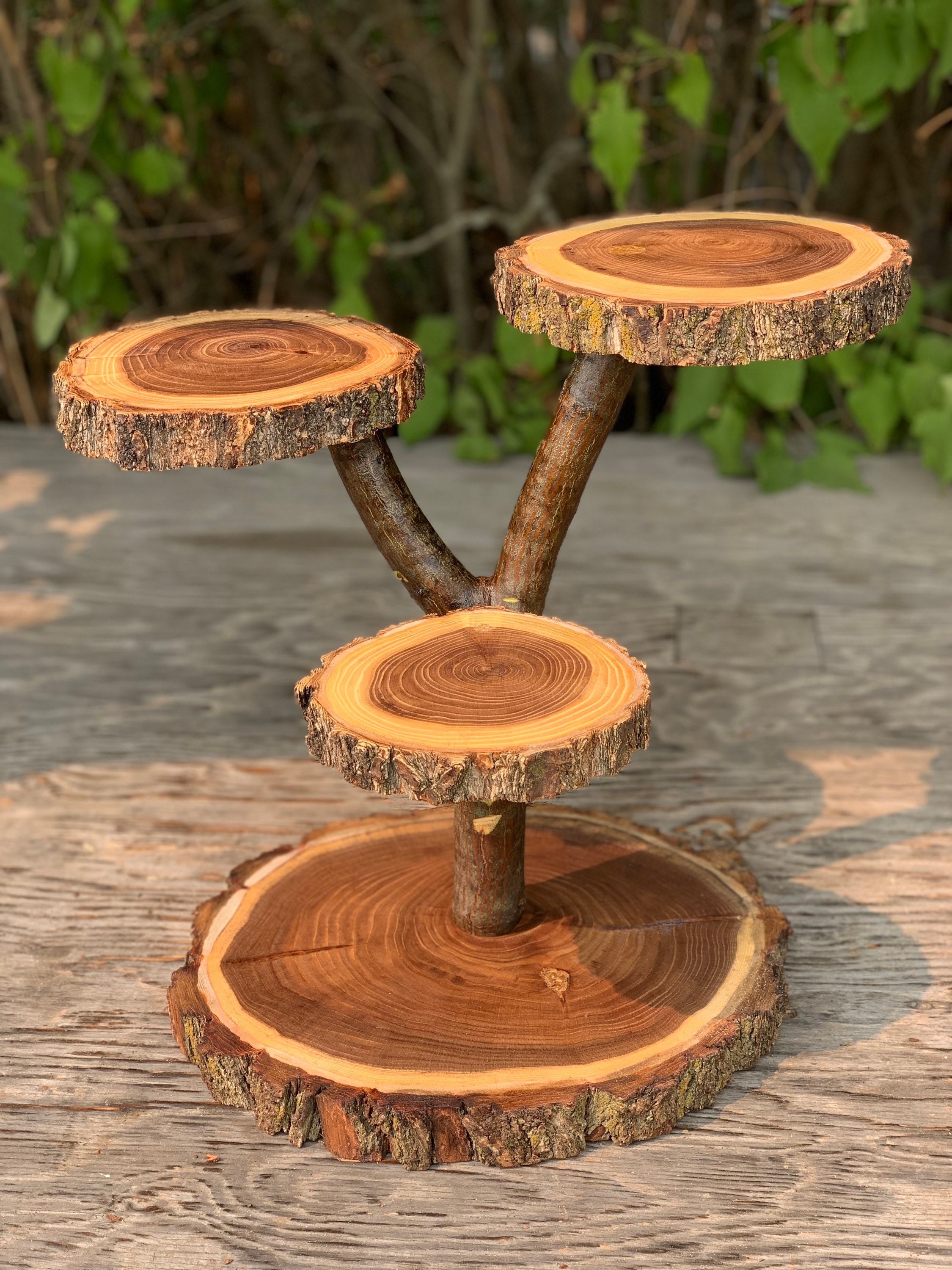 Rustic Cake Stands for Weddings - Etsy
