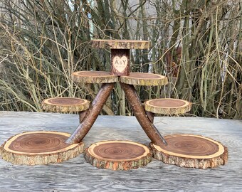 Rustic Pie Stand | Etsy