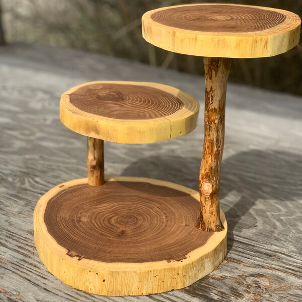 Log With Bark - Etsy