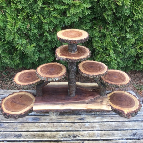 Wood Snack Stand - Etsy