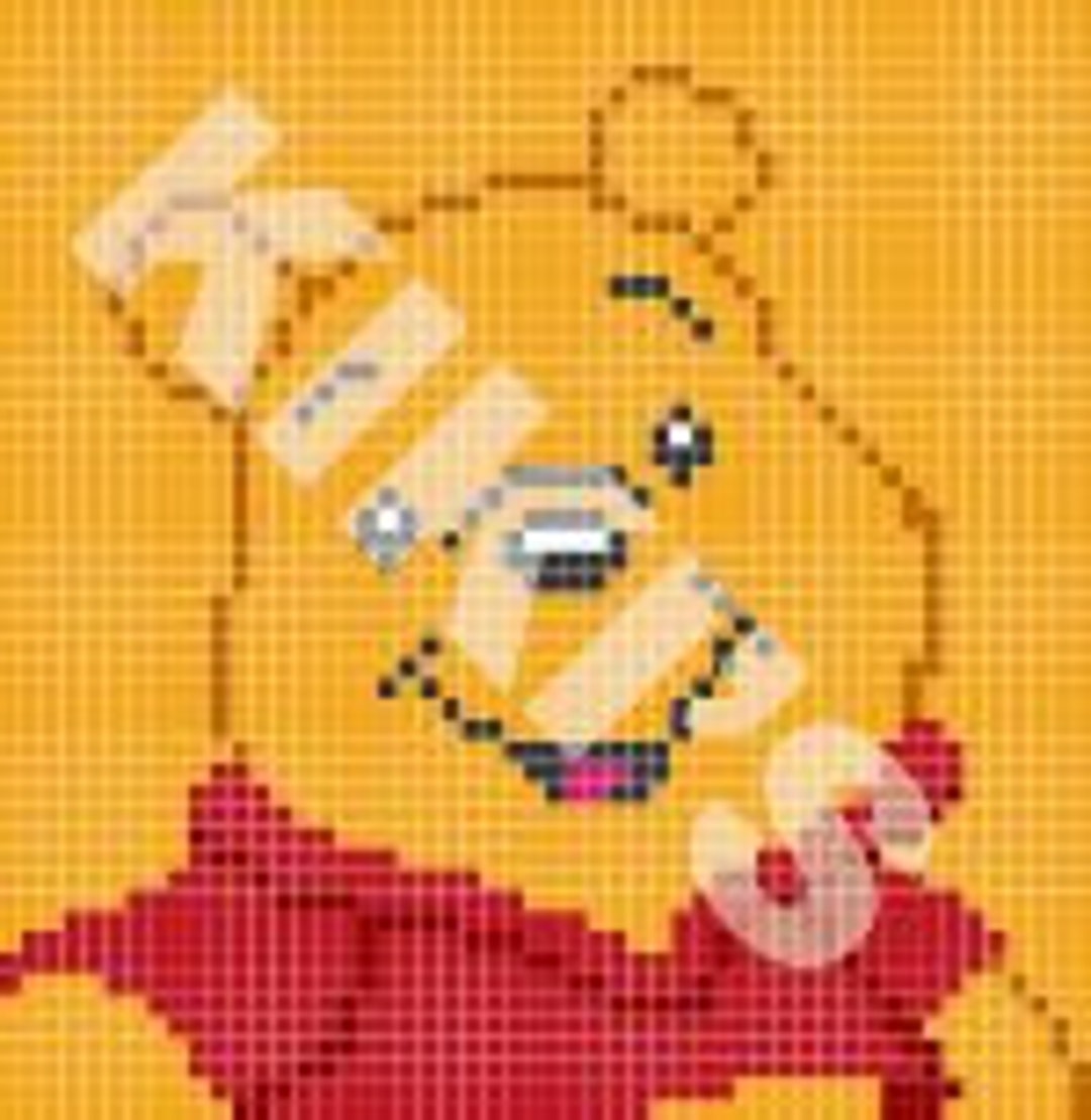 C2C Crochet Winnie the Pooh Pattern PATTERN ONLY - Etsy