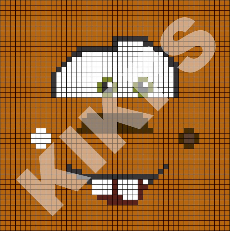 C2C Crochet Tow Mater's Face Pattern PATTERN ONLY - Etsy