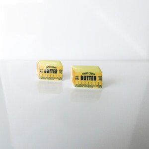 Butter Stick Earrings, Butter Lover, Stick of Butter, Quirky Earrings ...