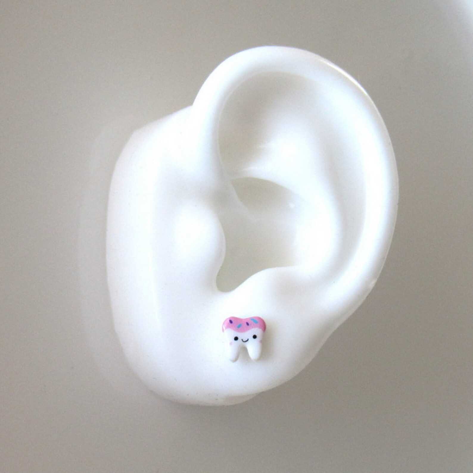 TINY Teeth Earrings Dental Dentist Gift Tooth Earrings - Etsy