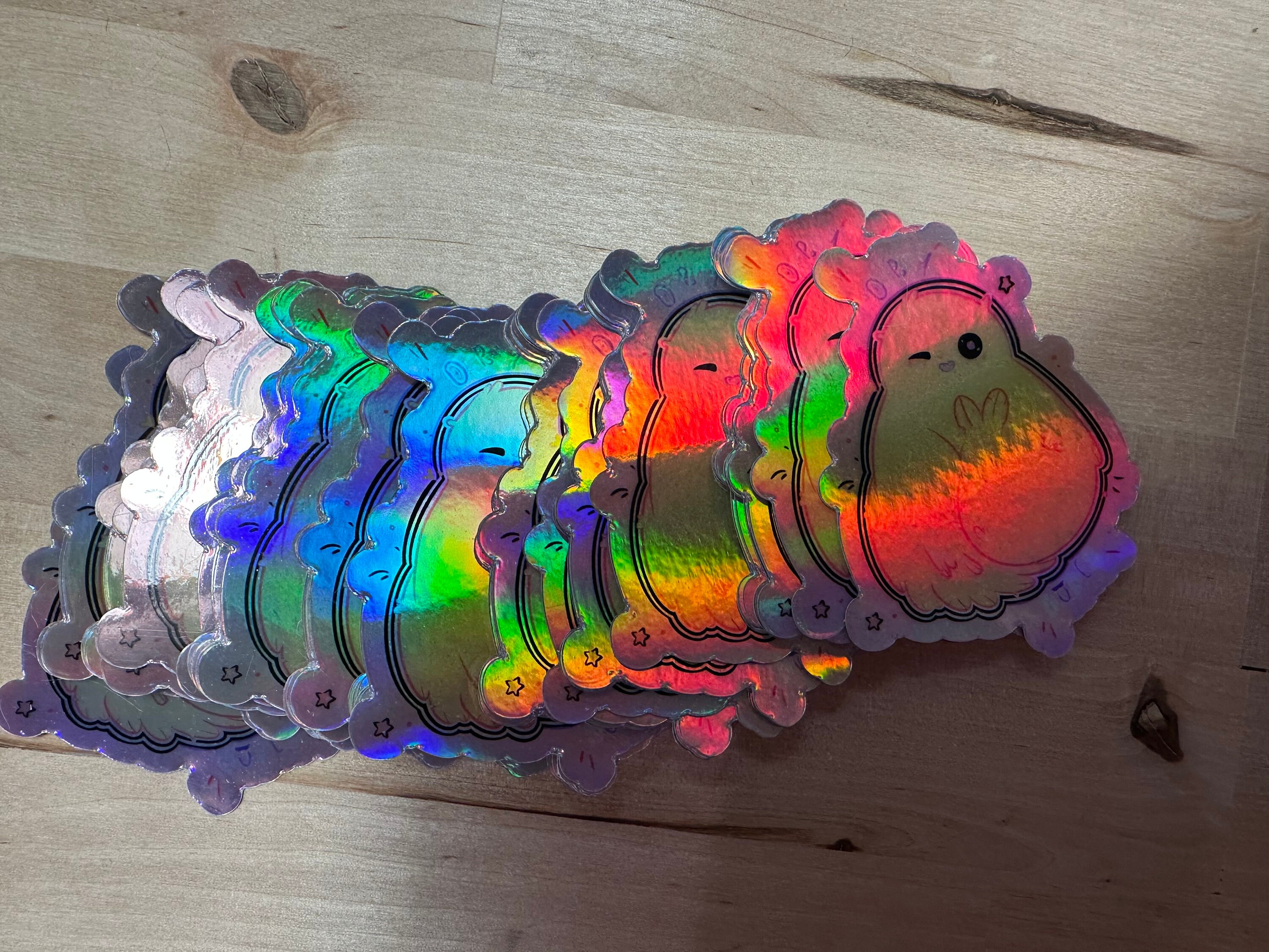 Holographic Derpy Dudes Sticker - Etsy