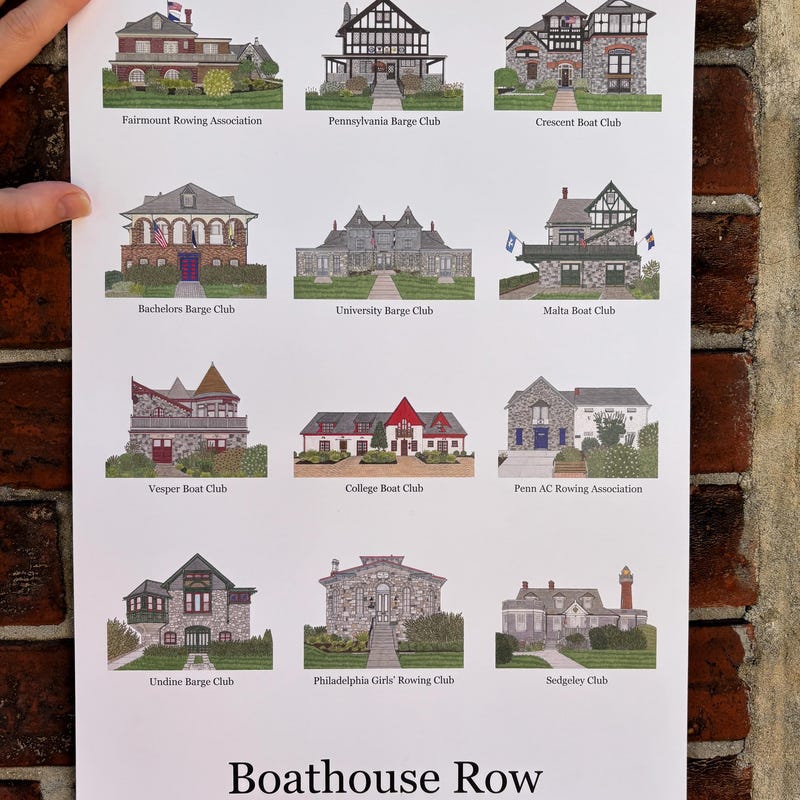 Rowing Prints Philadelphia - Etsy