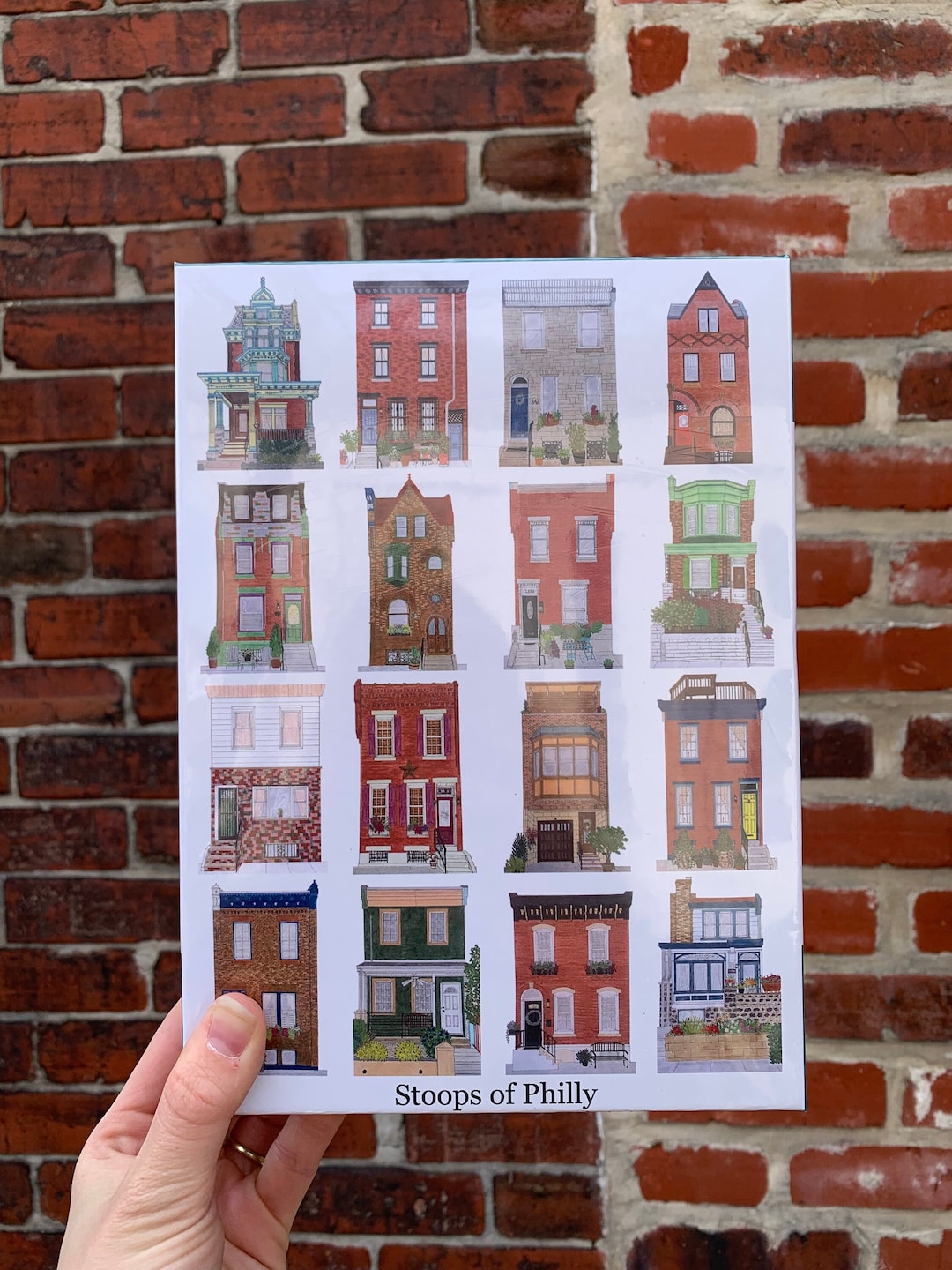 Stoops of Philly Puzzle, Philly Puzzle, Philadelphia House Puzzle ...