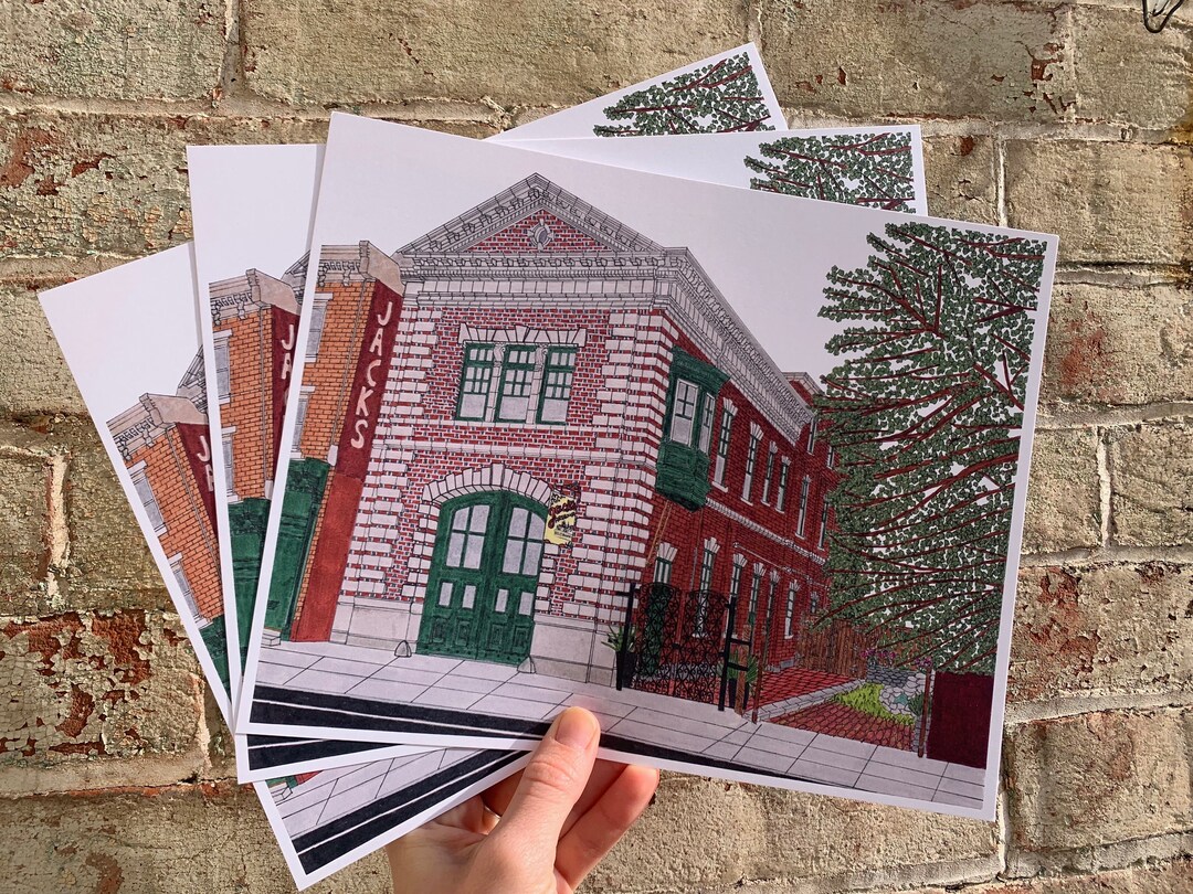 Jack's Firehouse Philadelphia Art, 8x10 Philly Print, Fairmount Print ...