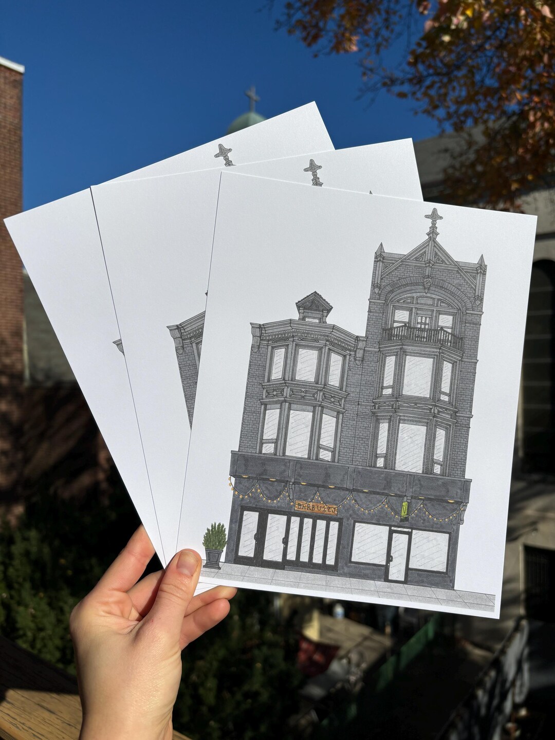 Barbuzzo Restaurant Philadelphia Art, 8x10 Philly Print, Midtown ...