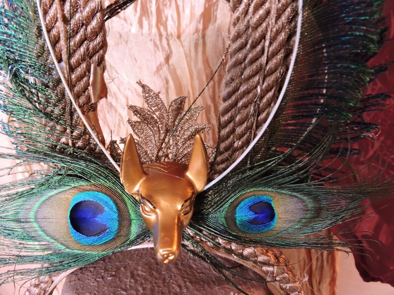 Egyptian Anubis Headdress - Etsy