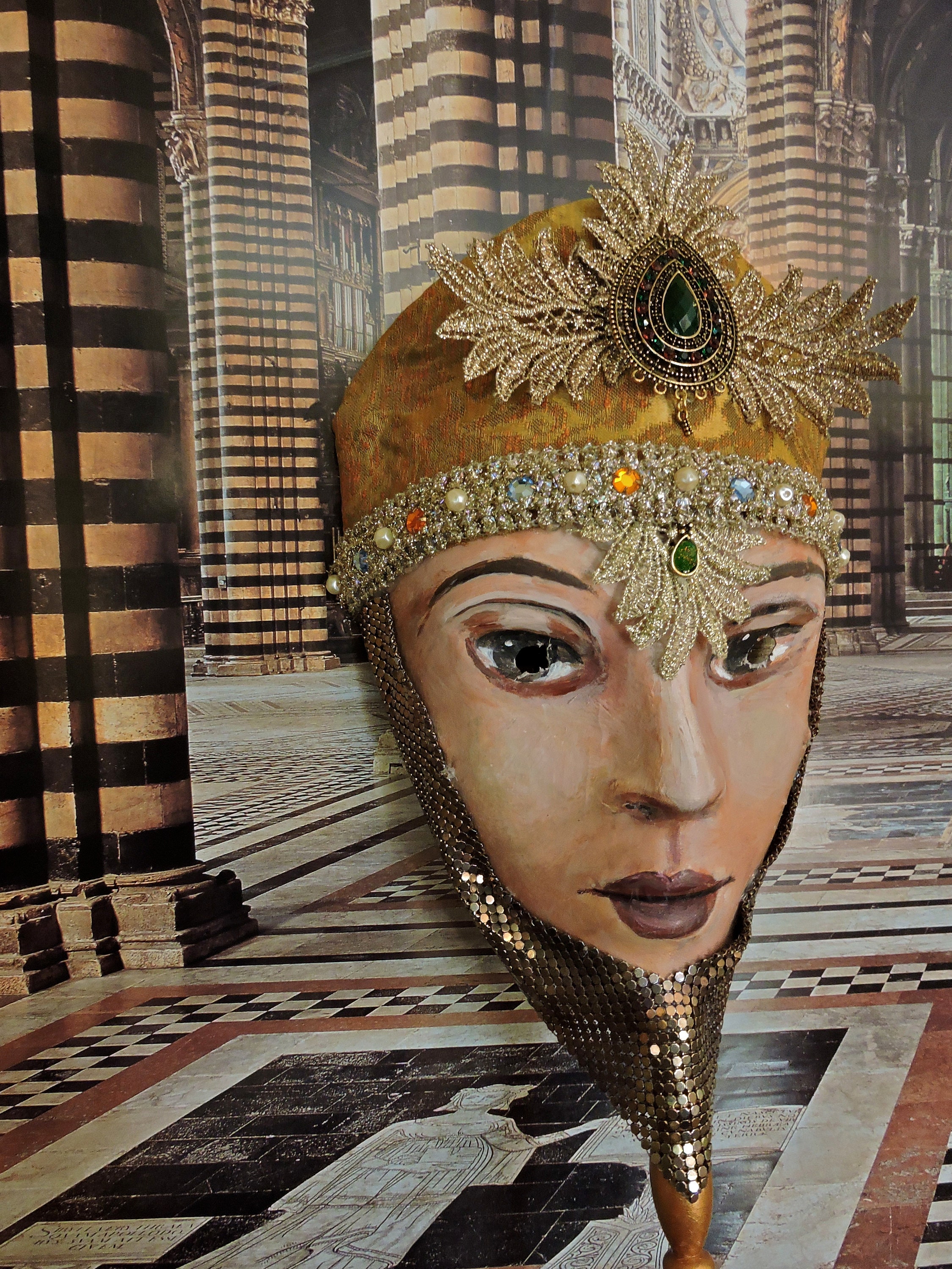 Empress Theodora's Leather Mask - Etsy