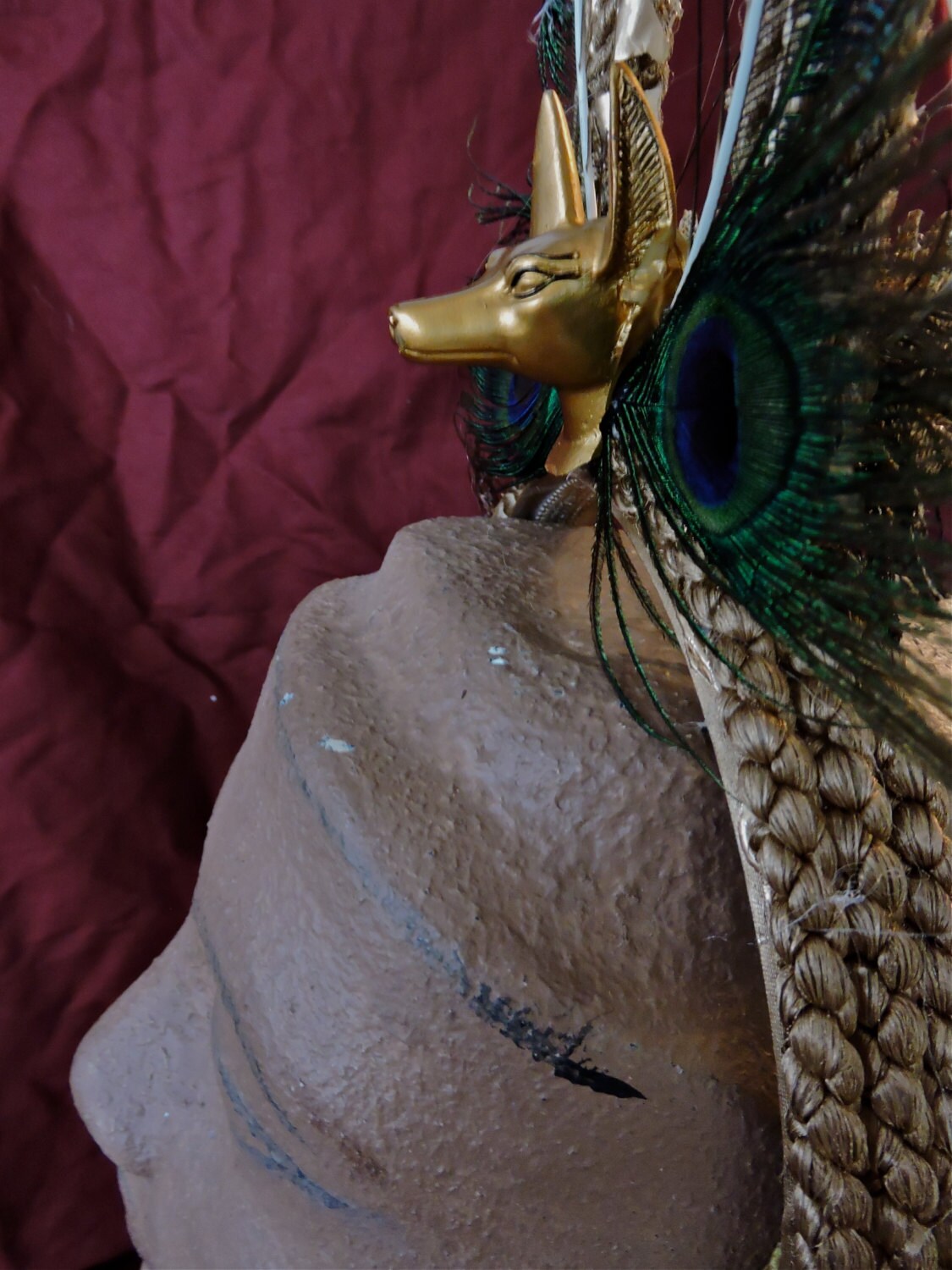 Egyptian Anubis Headdress - Etsy