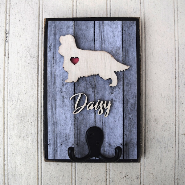 Cavalier King Charles Spaniel Leash Holder - Etsy