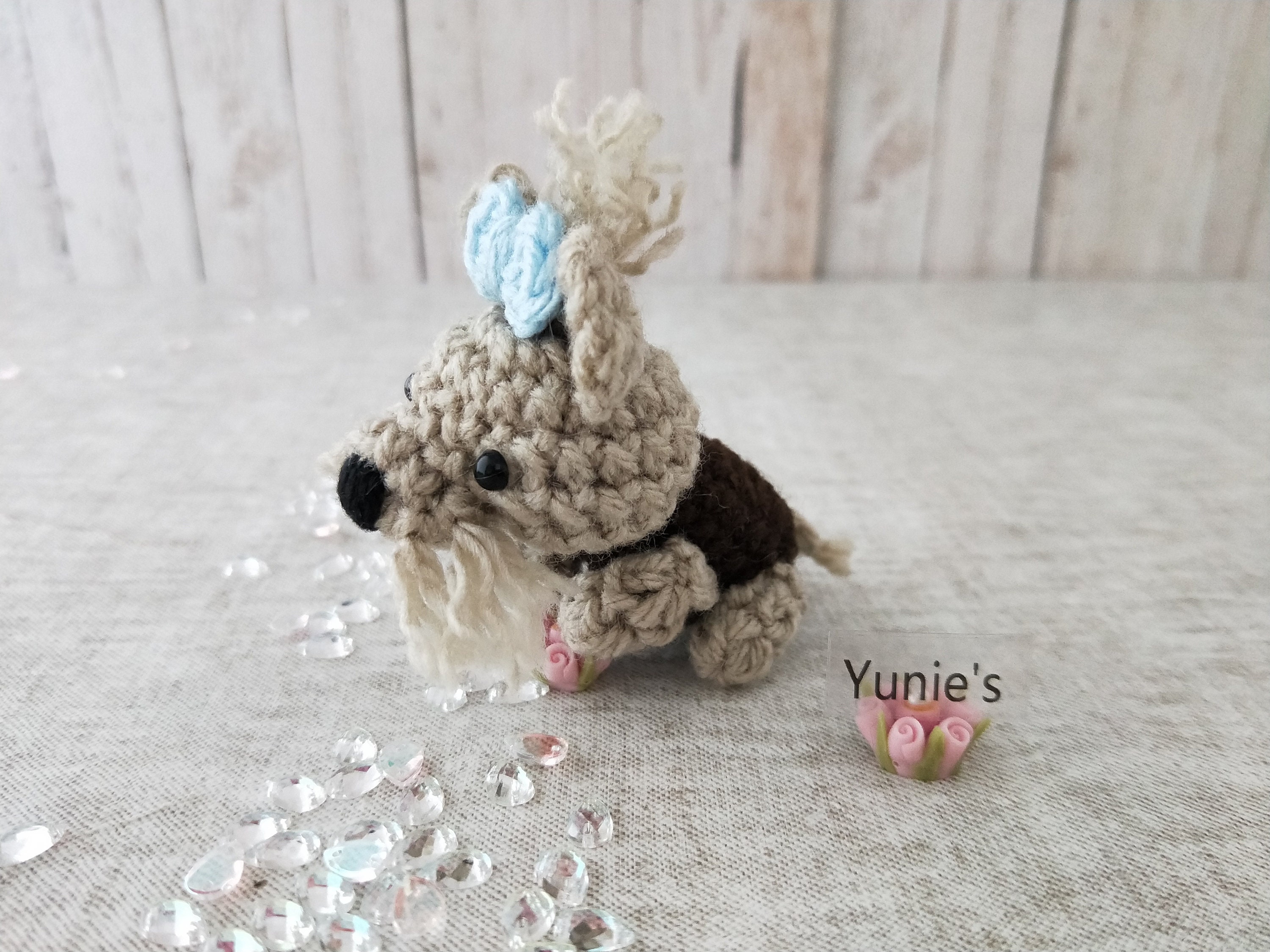 Crochet Dog Pattern : Amigurumi Terrier yorkshire Terrier - Etsy