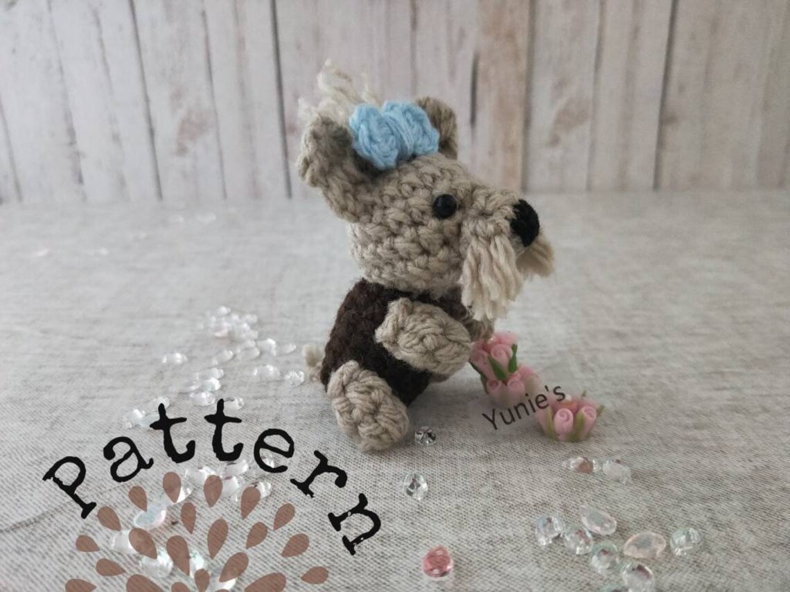 Crochet Dog Pattern : Amigurumi Terrier yorkshire Terrier - Etsy