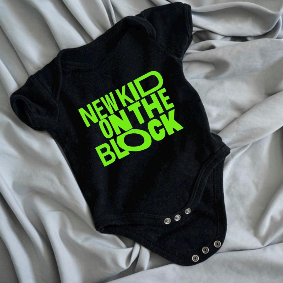 NKOTB Onesie 80s Nostalgia Baby Shower Gift Pregnancy Announcement New ...