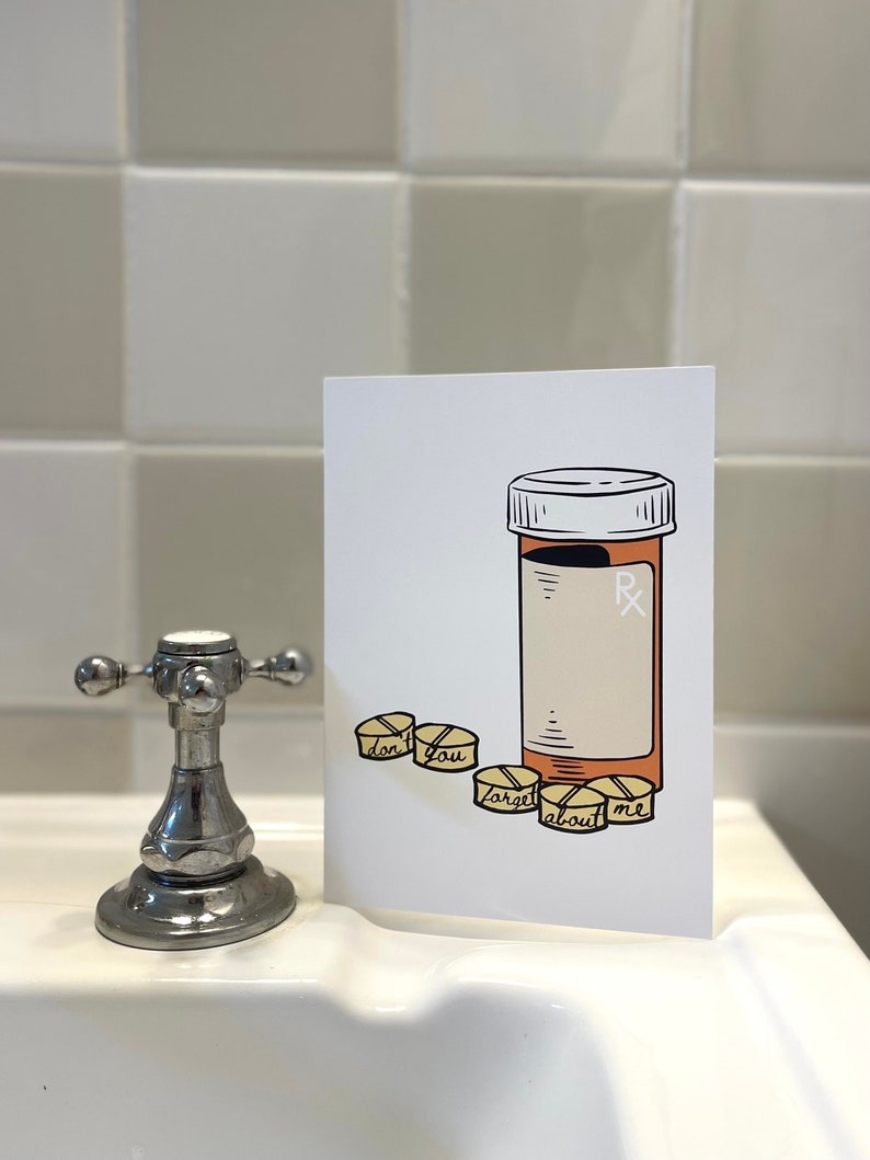 Funny Get Well Soon Greeting Card 80s Lover Gift Self Care Recovery Care Package Under the ...