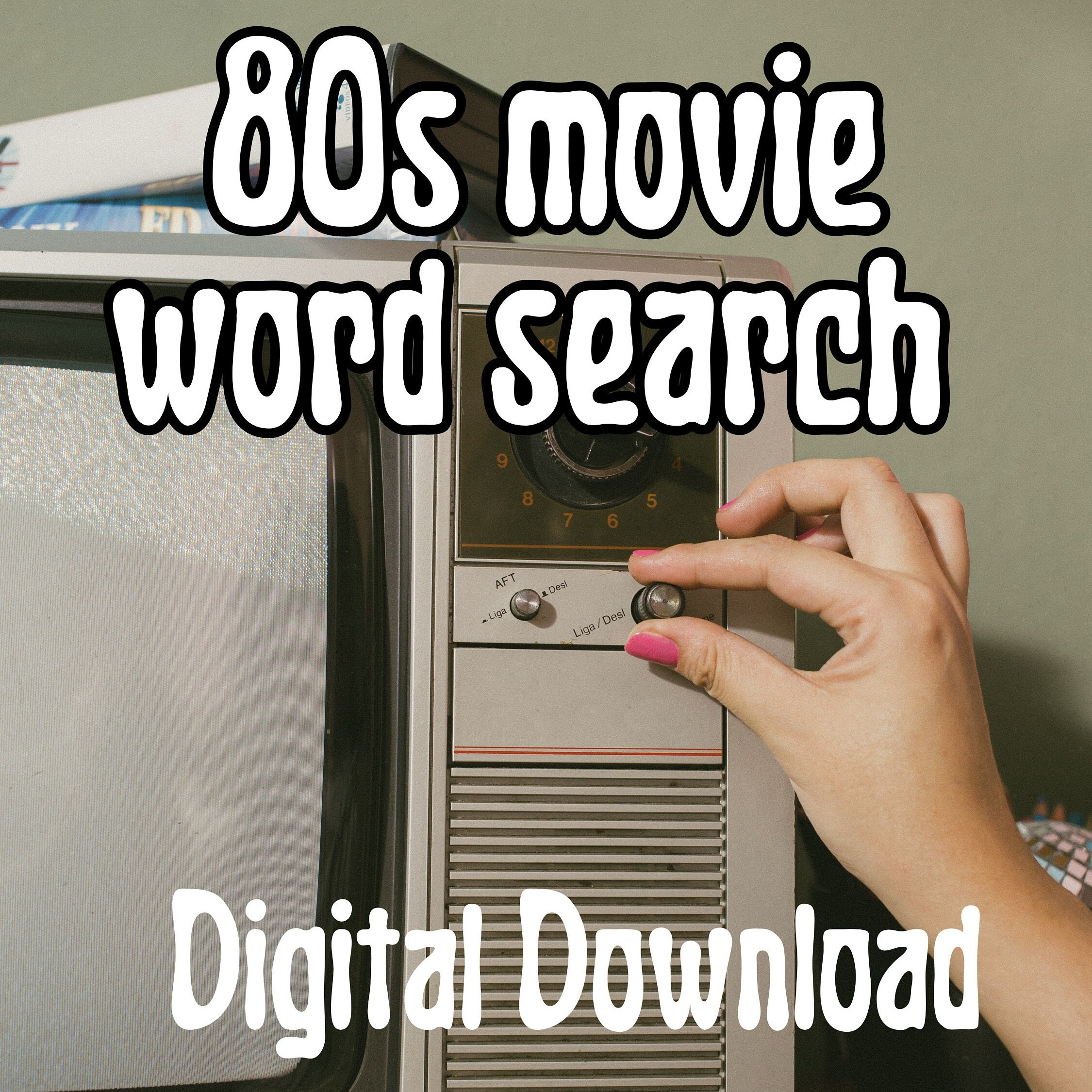 80s Movie Word Search: Nostalgia Party Game (digital Download) - Etsy