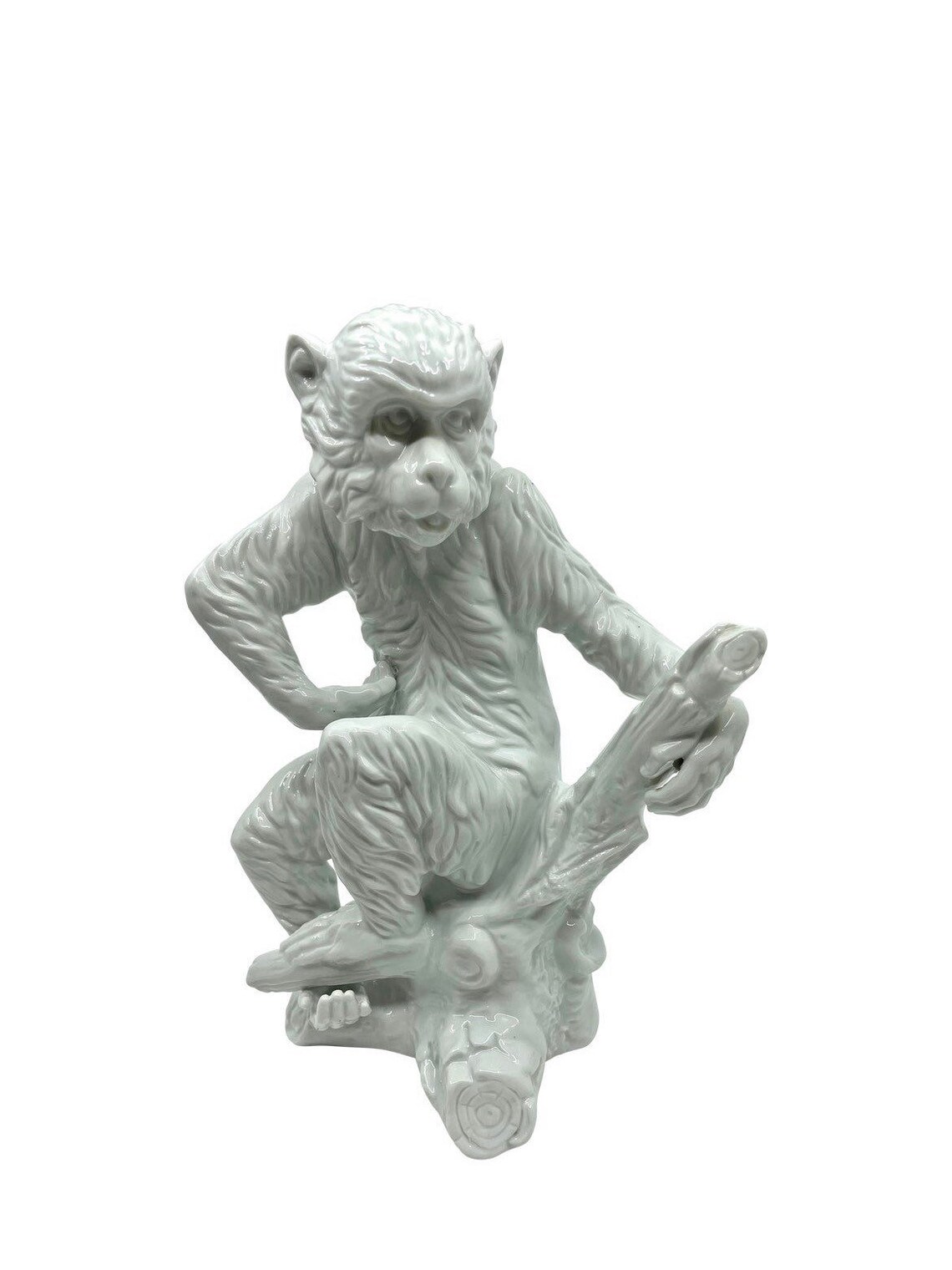 Vintage 1960s Blanc De Chine Monkey Statue - Etsy