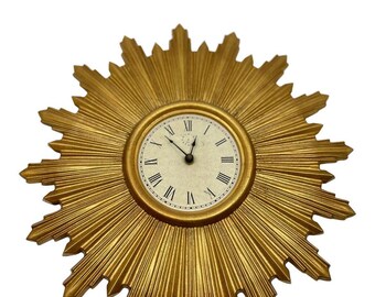 Starburst Clock - Etsy