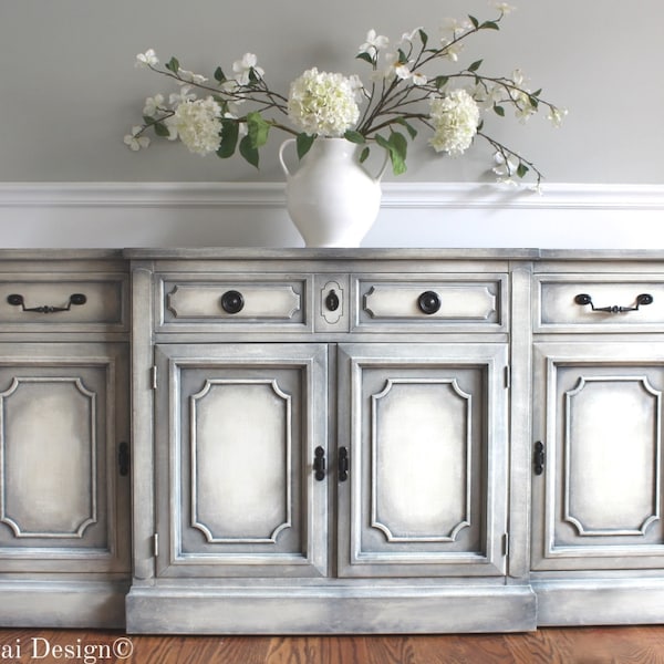 Shabby Chic Buffet - Etsy
