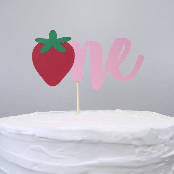 Strawberry Shortcake Themed Cake Topper - Etsy