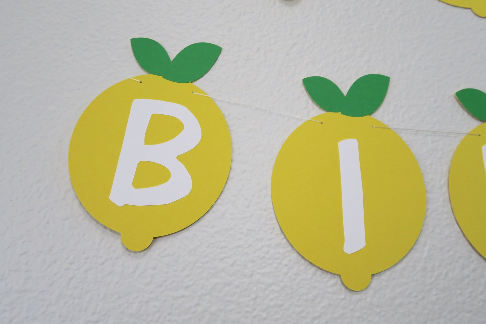 Lemon Birthday Banner Lemonade Theme Lemon Birthday Decor - Etsy