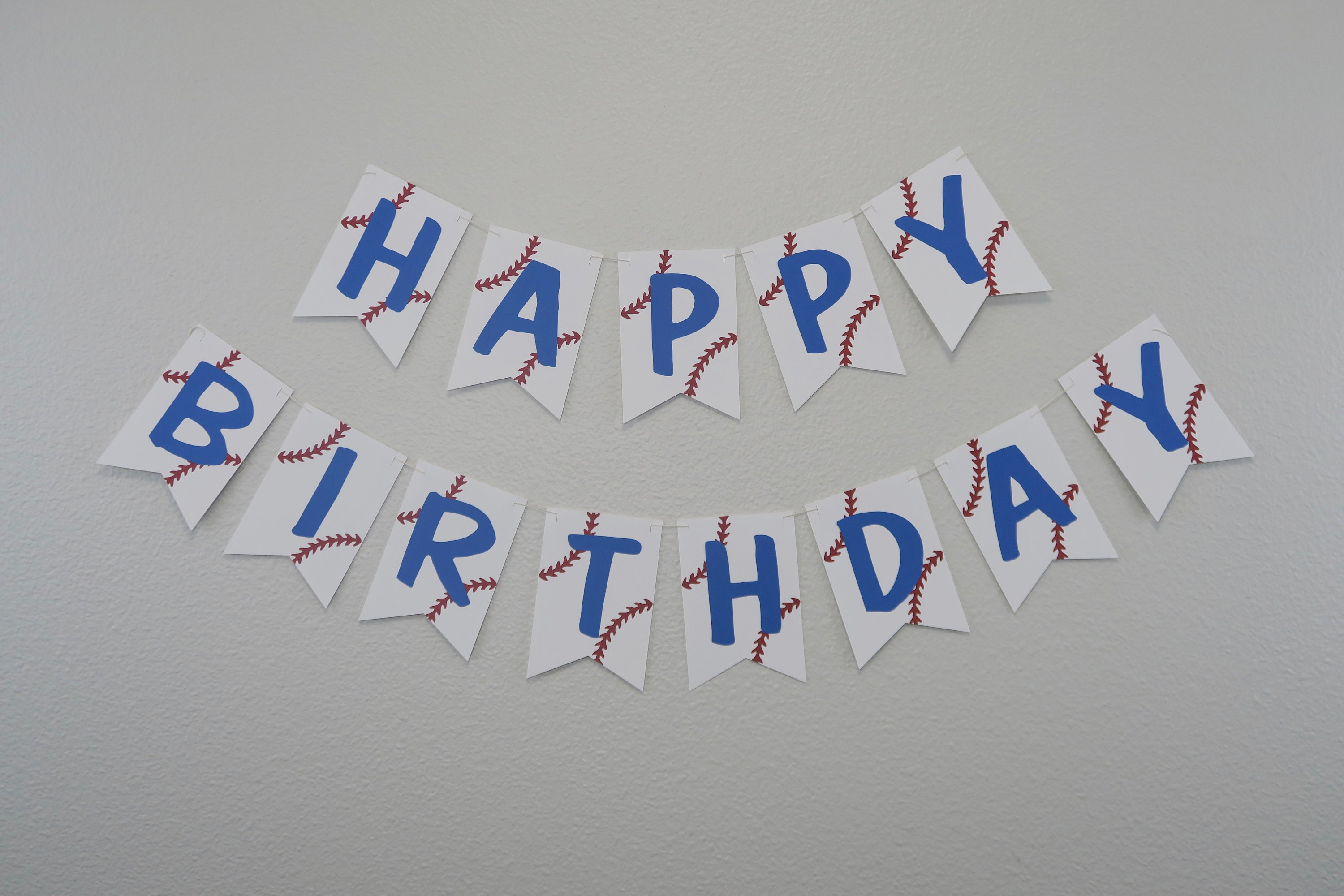Baseball Theme Banner Sports Theme Birthday Baseball Party | Etsy