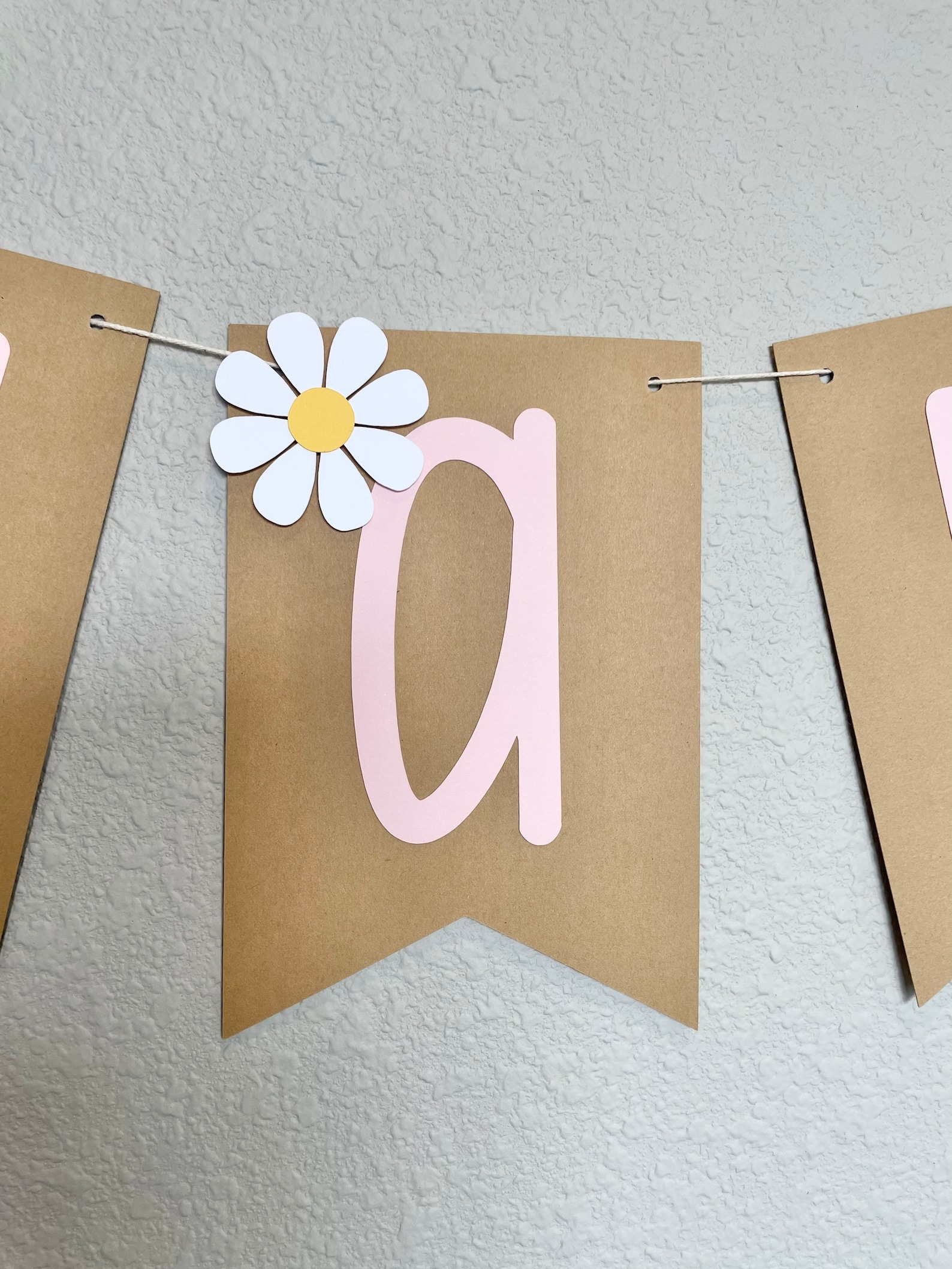 Daisy Birthday Banner: Wildflower Theme Party Decor - Etsy