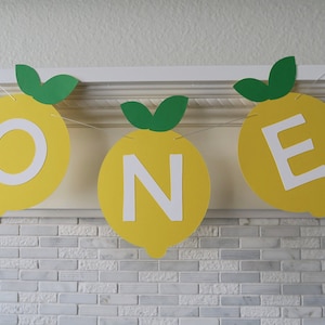 Lemon Cake Smash Banner, Lemon Birthday, First Birthday Cake Smash ...