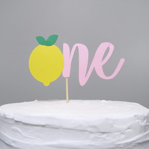 Lemon Cake Topper - Etsy
