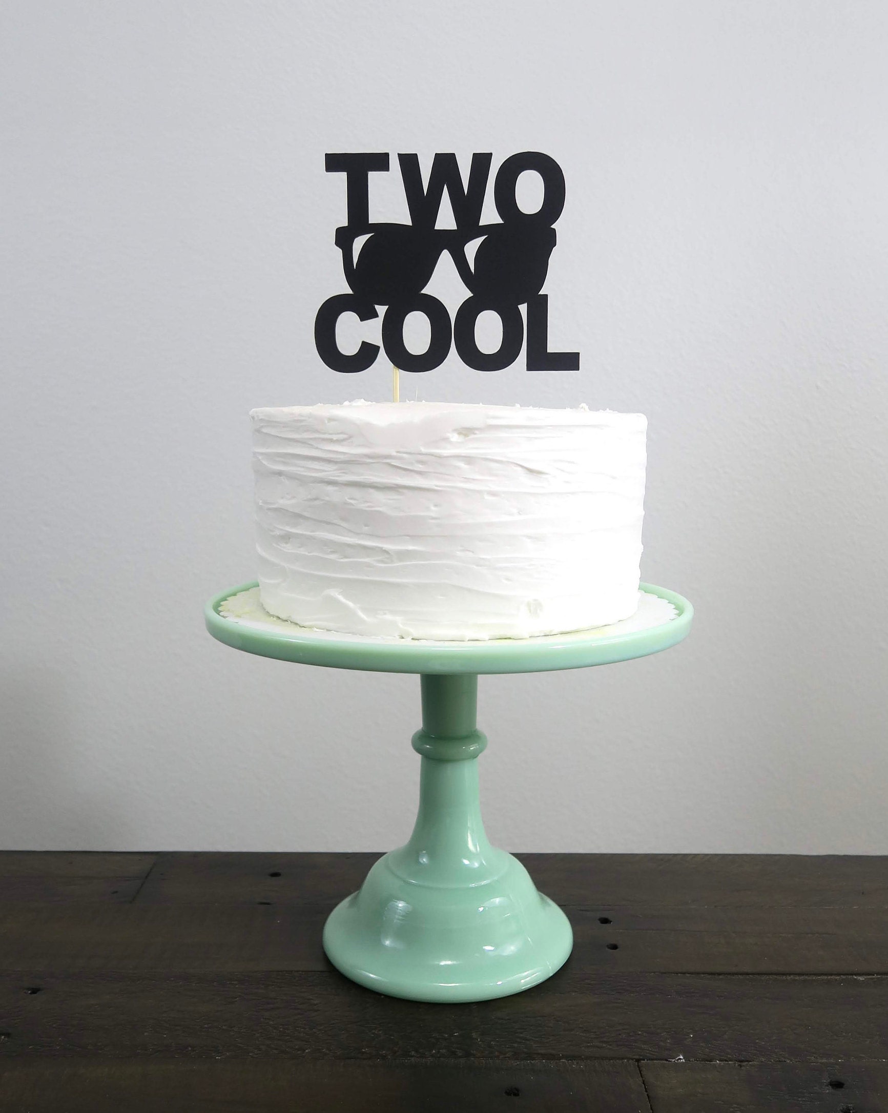 TWO Cool Cake Topper - Two Cool Theme, Second Birthday Theme, Two Cool ...
