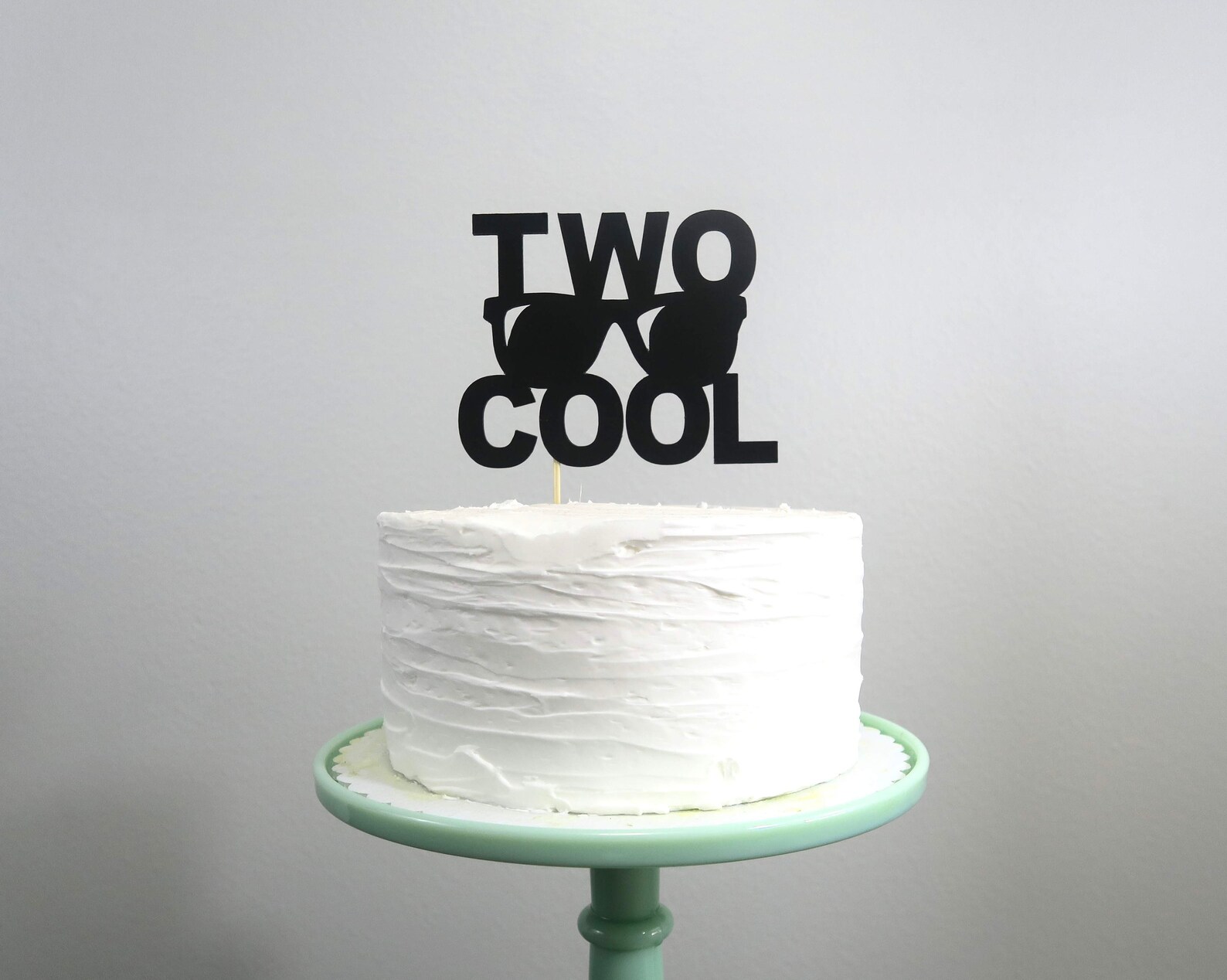 TWO Cool Cake Topper Two Cool Theme Second Birthday Theme - Etsy