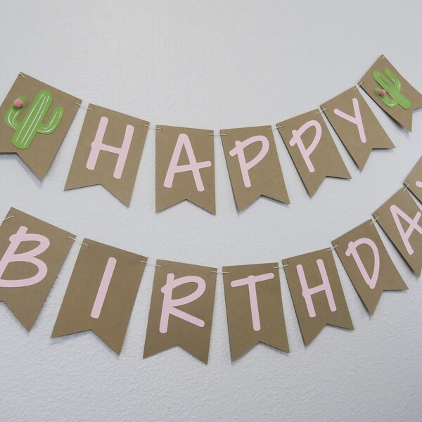 Cactus Banner - Etsy