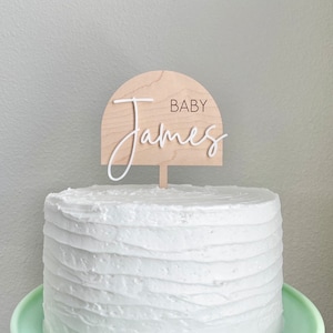 Personalized Baby Shower Cake Topper - Baby Shower Cake Topper, Gender ...