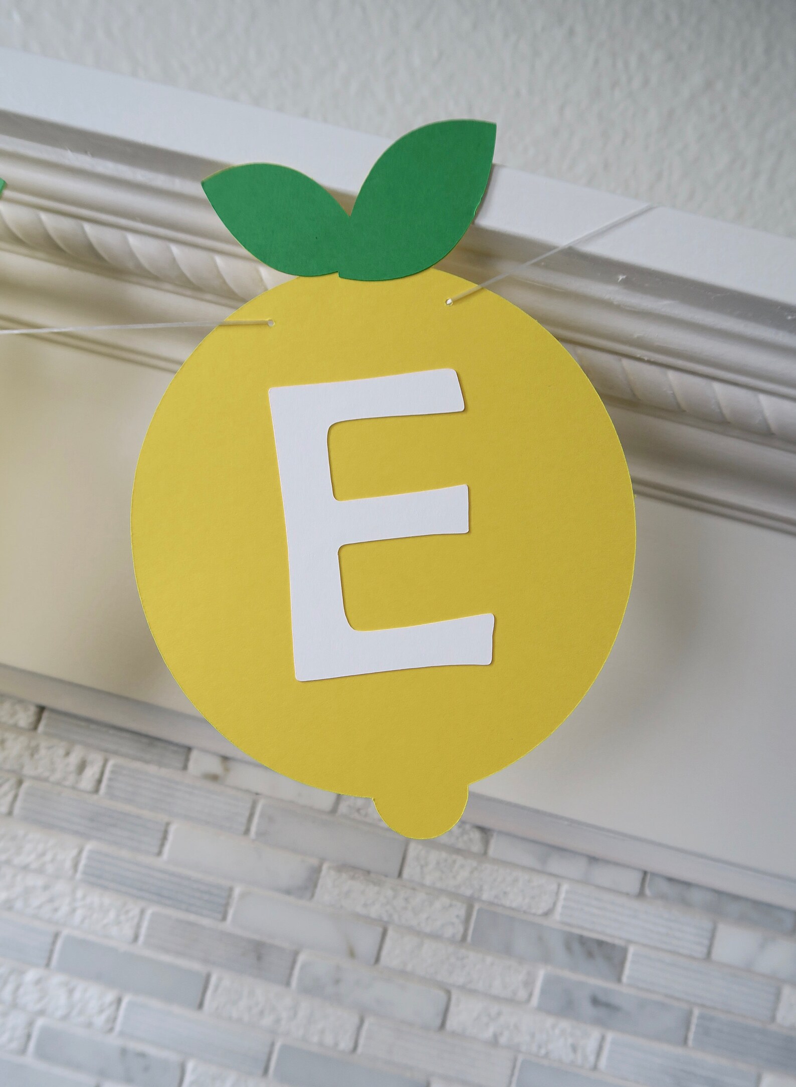 Lemon Cake Smash Banner Lemon Birthday First Birthday Cake - Etsy