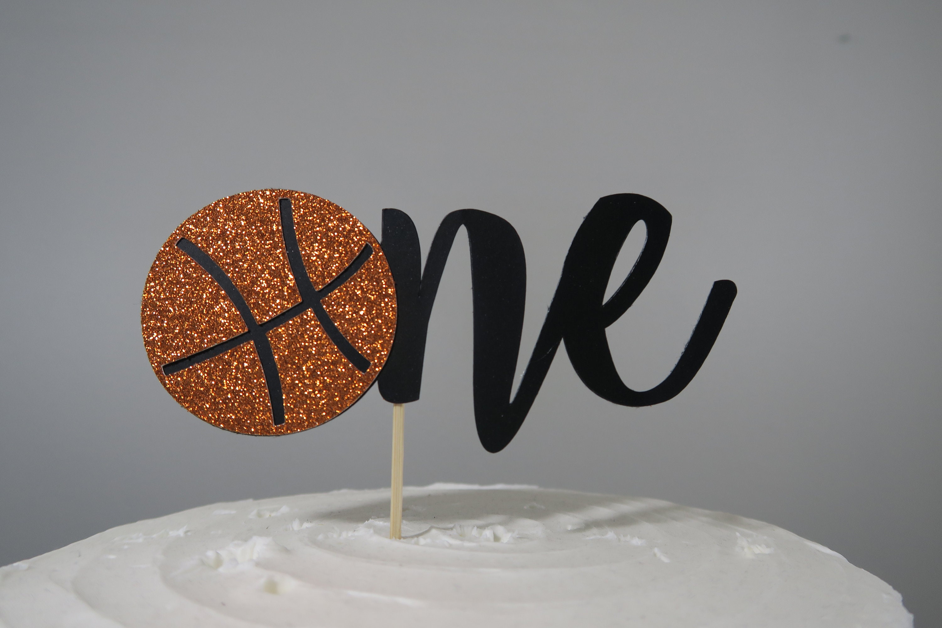 Basketball Cake Smash Topper Basketball First Birthday | Etsy